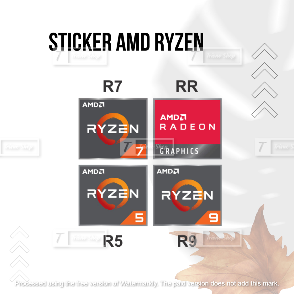 Amd Ryzen Laptop Sticker | Shopee Philippines