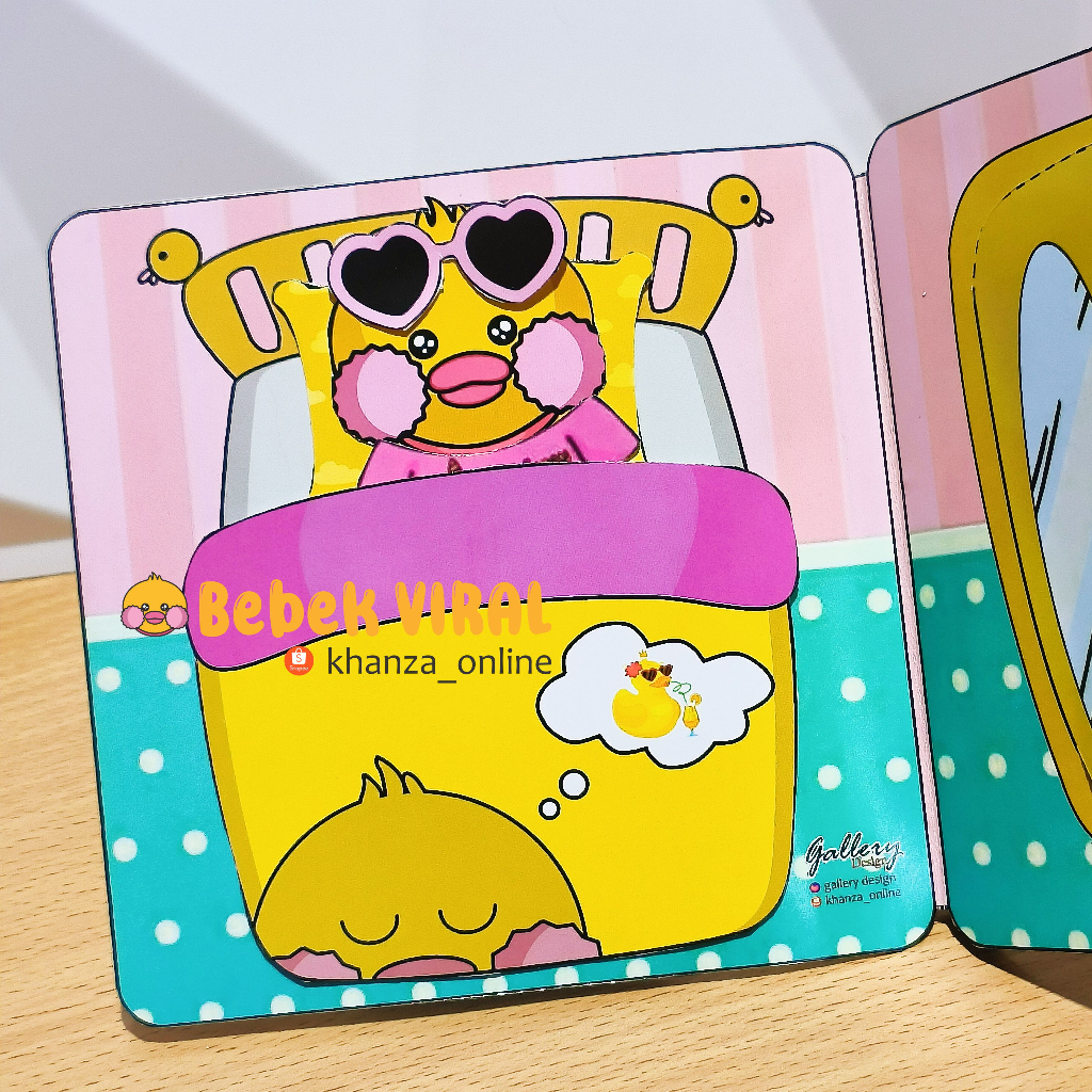 Duck VIRAL Paper Book Children's Educational Toys Paper Doll | Shopee ...
