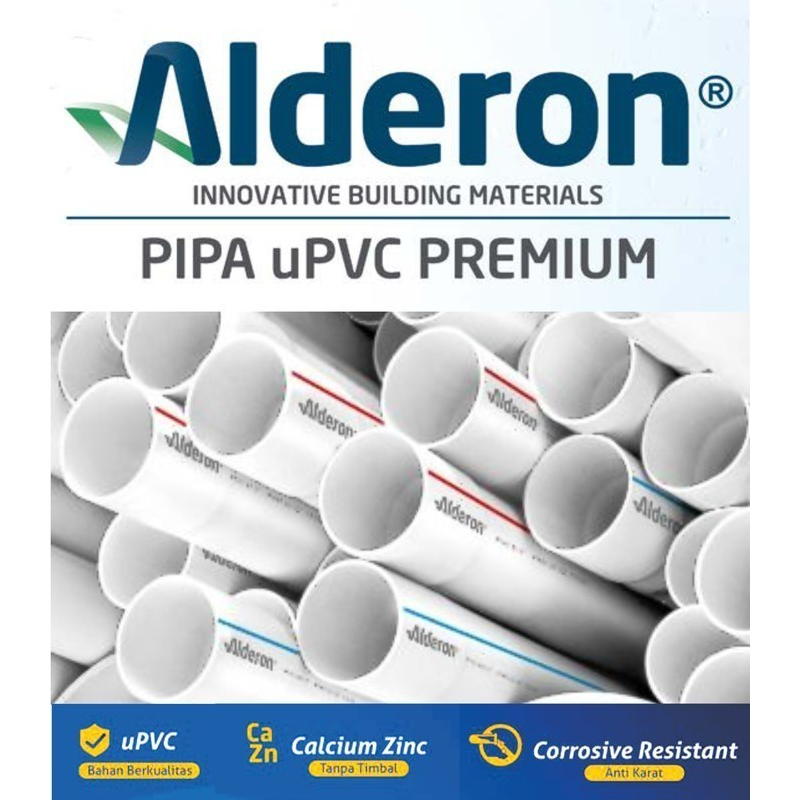 PUTIH Pvc pipe 4" pipe 4 meter AW alderon white Equivalent to Rucika AW ...