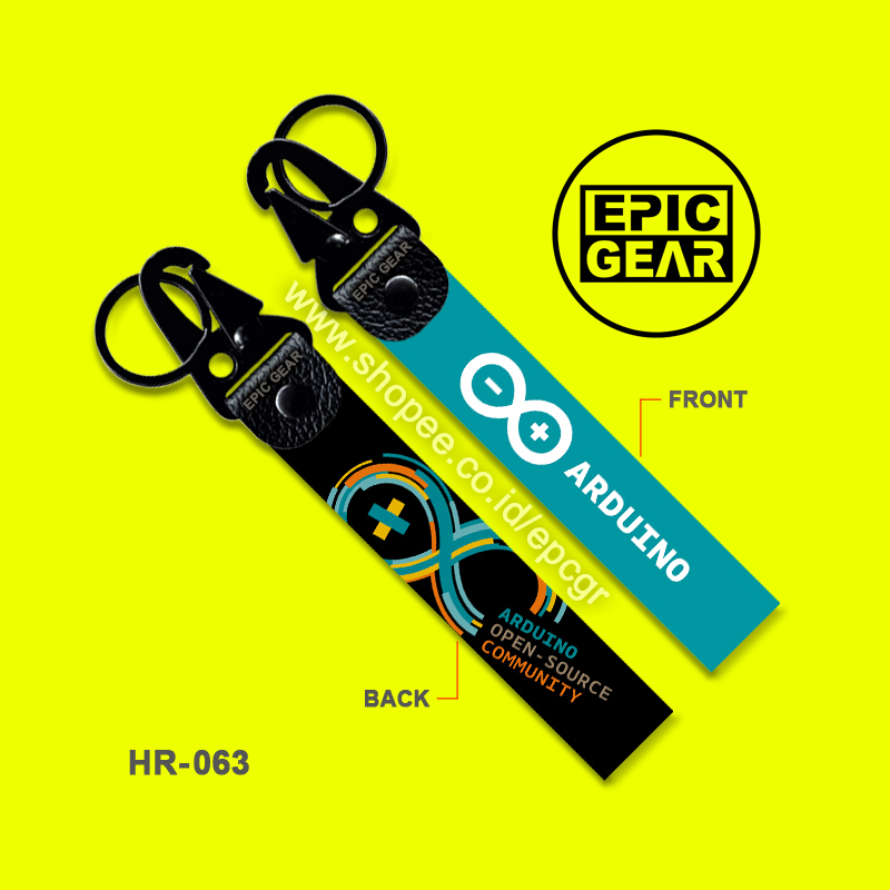 GANTUNGAN HIGH QUALITY PREMIUM ARDUINO LOGO KEYCHAIN MOTORCYCLE CAR ...