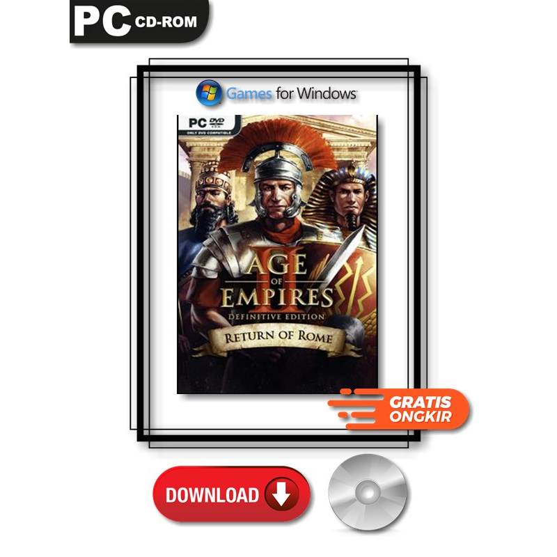 Aoem 2nd Definitive Edition Return of rome DVD PC Games | Shopee ...