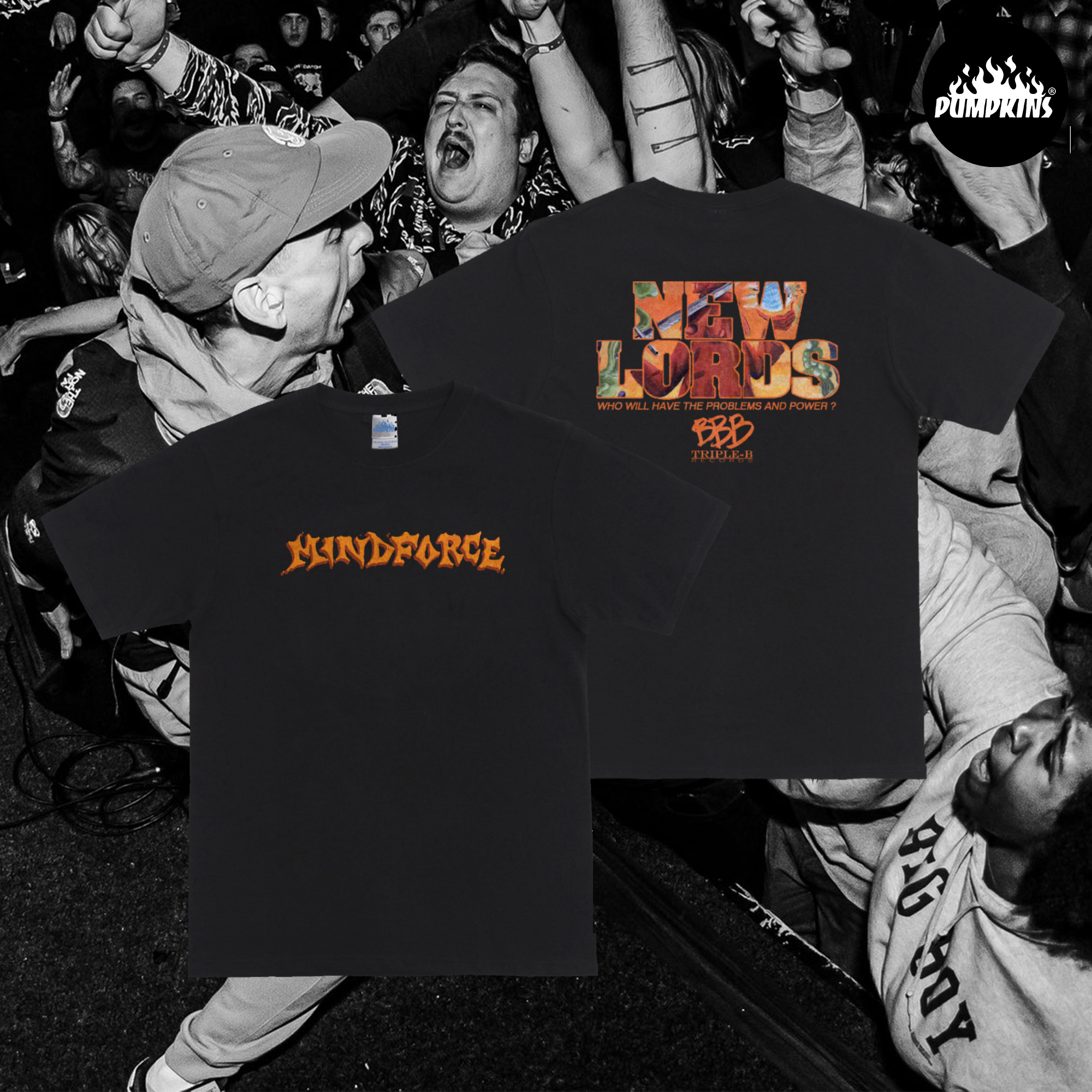 Mindforce Band New Lord Triple B record Tshirt | Shopee Philippines