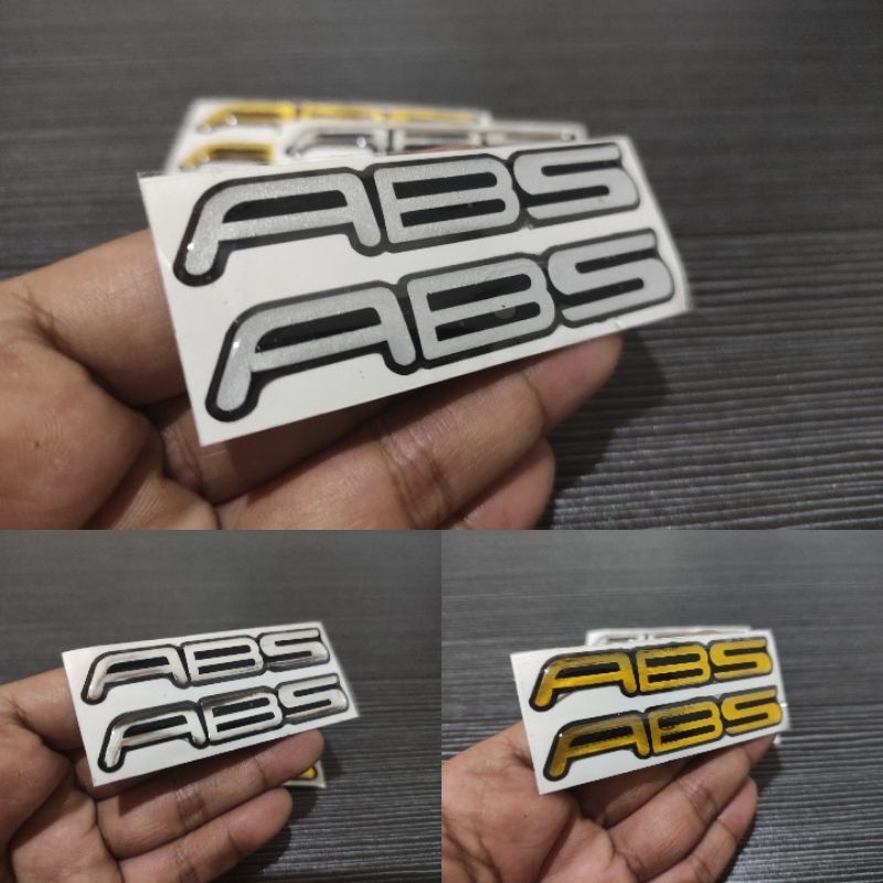 Flexible embossed 3D abs emblem Sticker, yamaha motorbike abs emblem ...