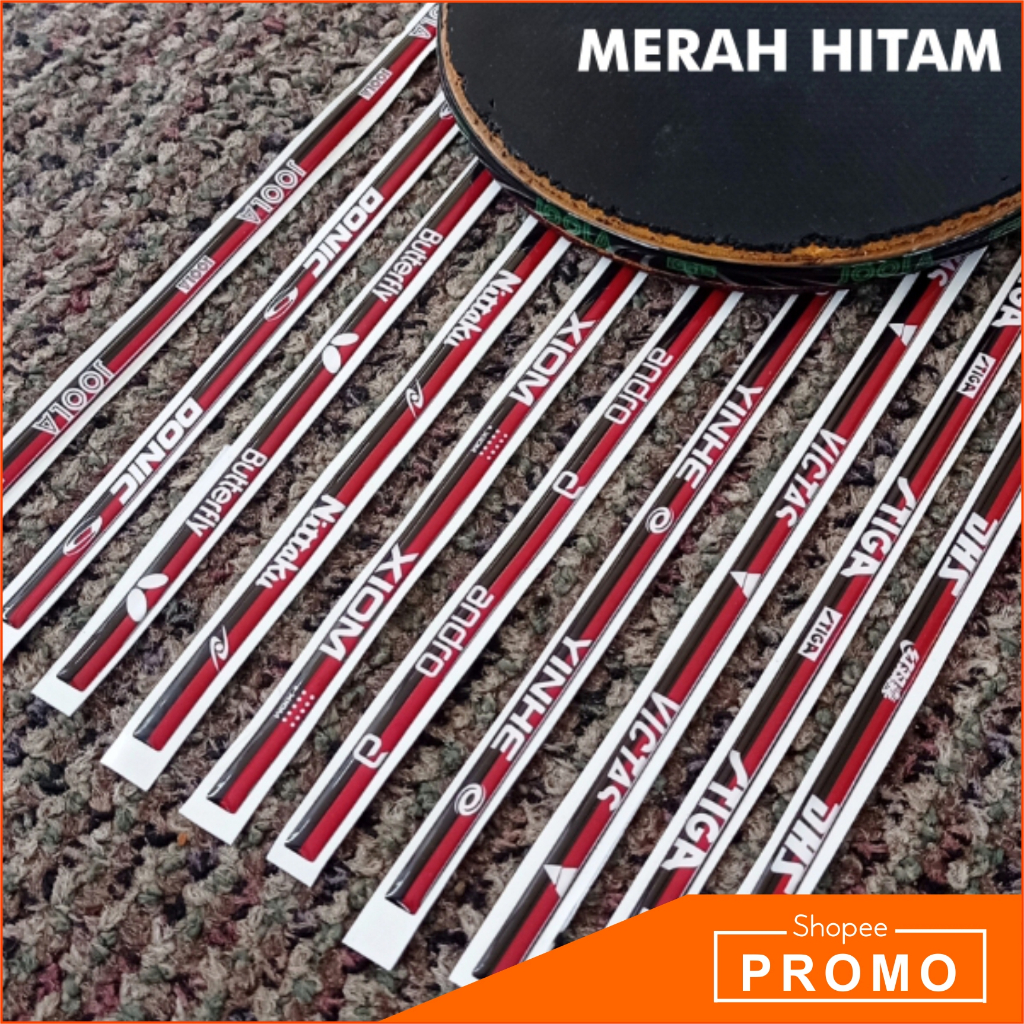 Side Tape Bet Embossed Resin Pingpong Table Tennis List Tape Bat Bet ...