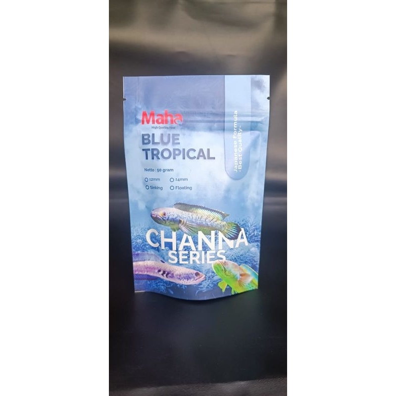 CHANNA FISH PELLETS CHANNA FISH FOOD MAHA BLUE TROPICAL PELLETS ...
