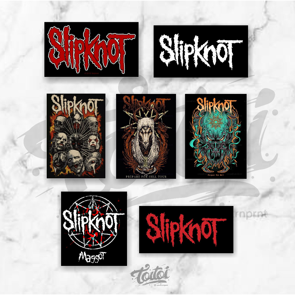 Slipknot STICKER, METAL BAND STICKER, SLIPKNOT BAND STICKER | Shopee ...