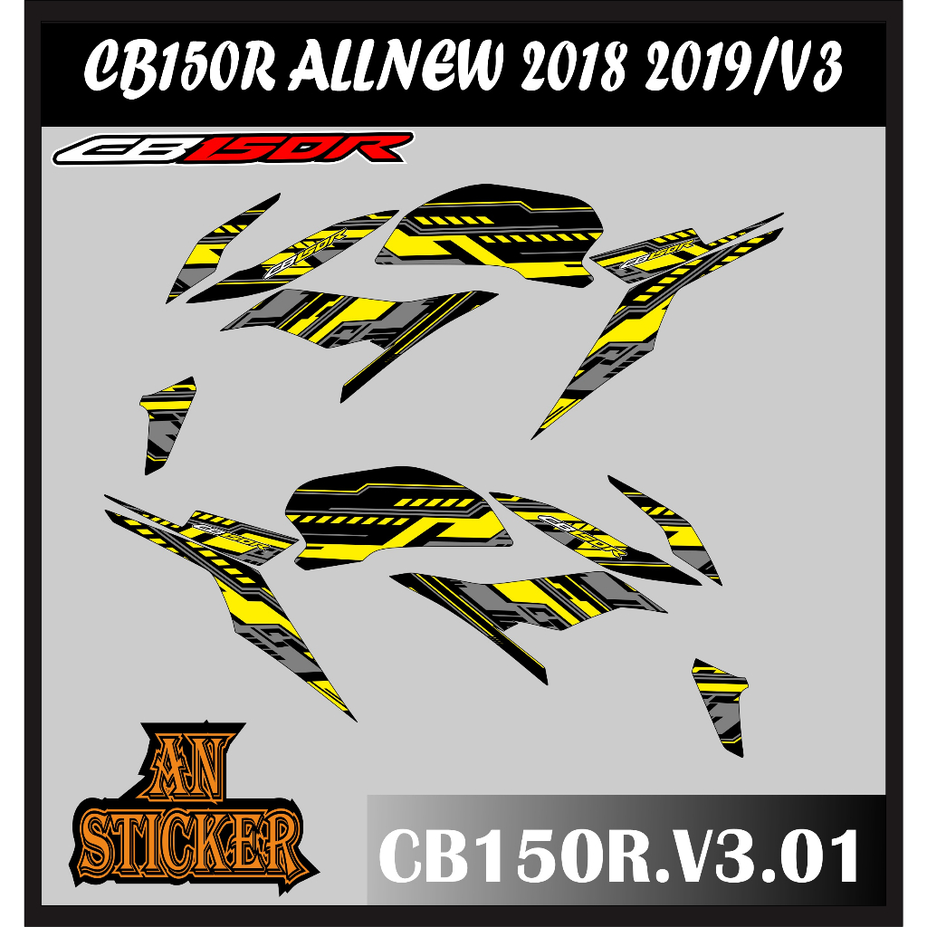 Striping CB150R (V3)/ CB 150 R New 2018 - 2019 Variations of Motorcycle ...