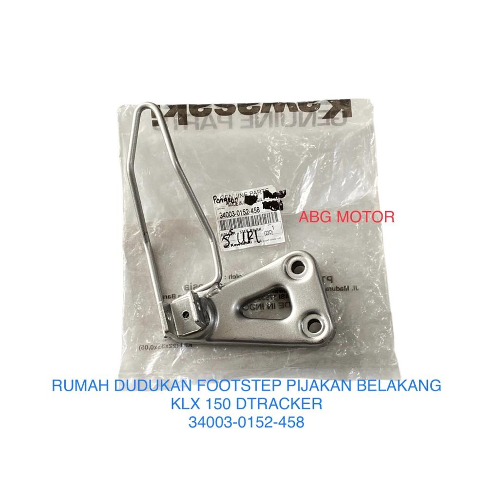ORIGINAL KLX 150 DTRACKER REAR FOOTSTEP MOUNTING BRACKET HOUSING ...