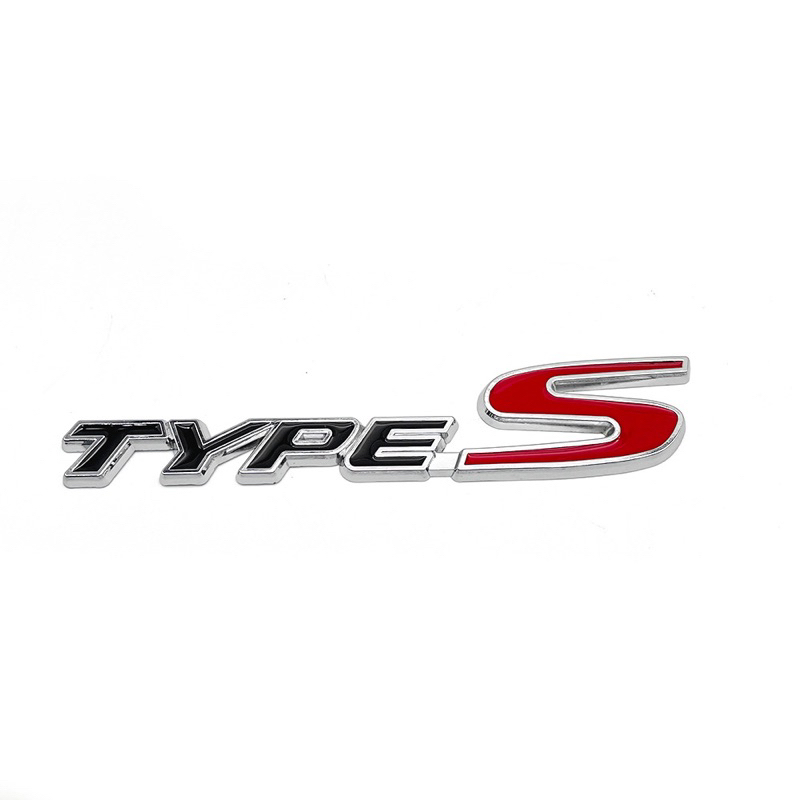 Full Metal TypeS Logo Car Emblem 14.8cm | Shopee Philippines