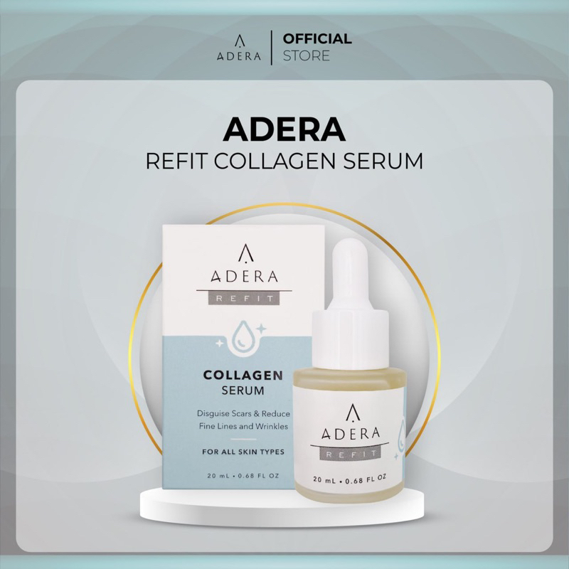 HITAM Adera REFIT COLLAGEN Serum Removes Black Spots, Wrinkles and Acne Scars on Women's and Men ...