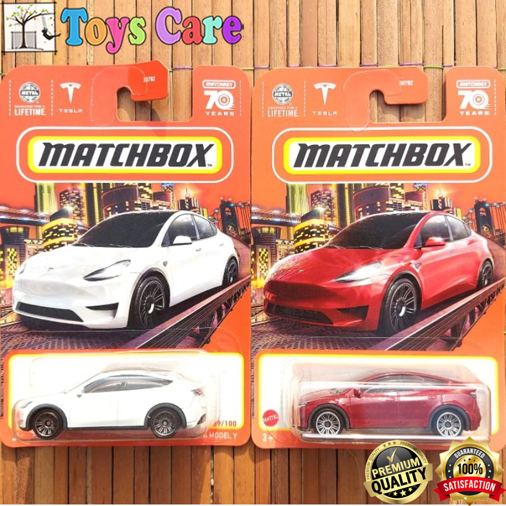 Matchbox TESLA MODEL Y 2022 2023 - X S ROADSTER CYBERTRUCK | Shopee ...