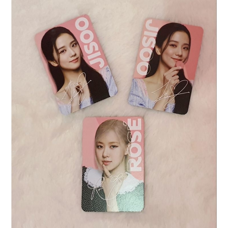 Blackpink Rose Jisoo photocard from Oreo x Blackpink (Official ...
