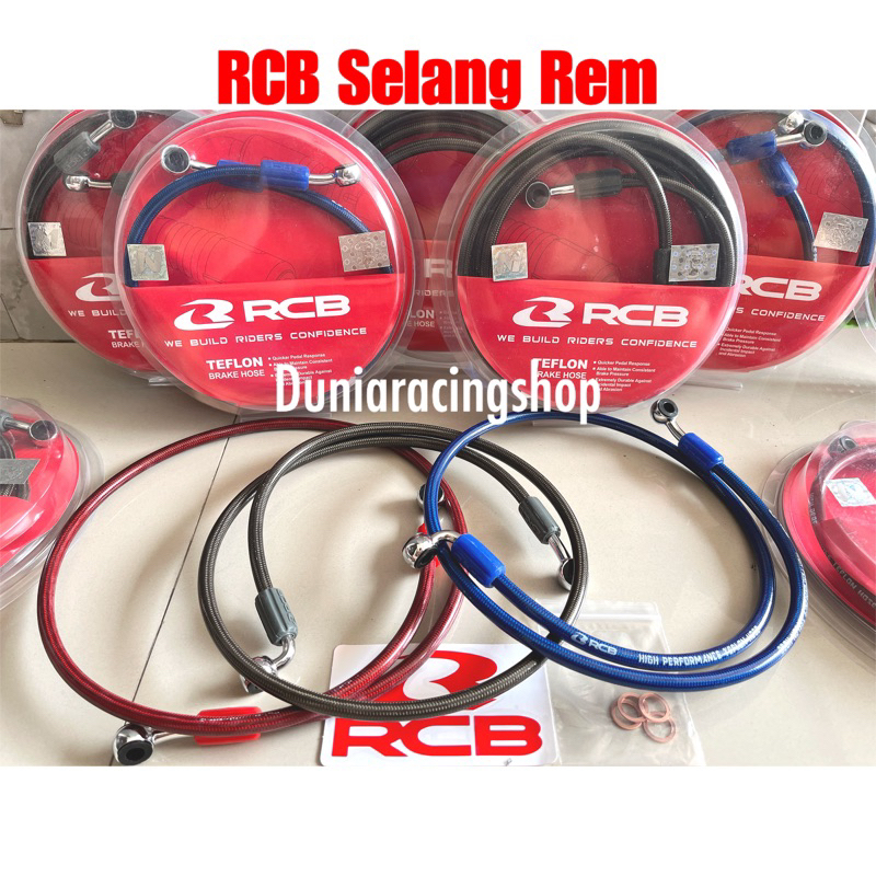 MERAH Rcb BRAKE HOSE Front Rear 480MM 550MM 850MM 900MM 950MM 1000MM ...