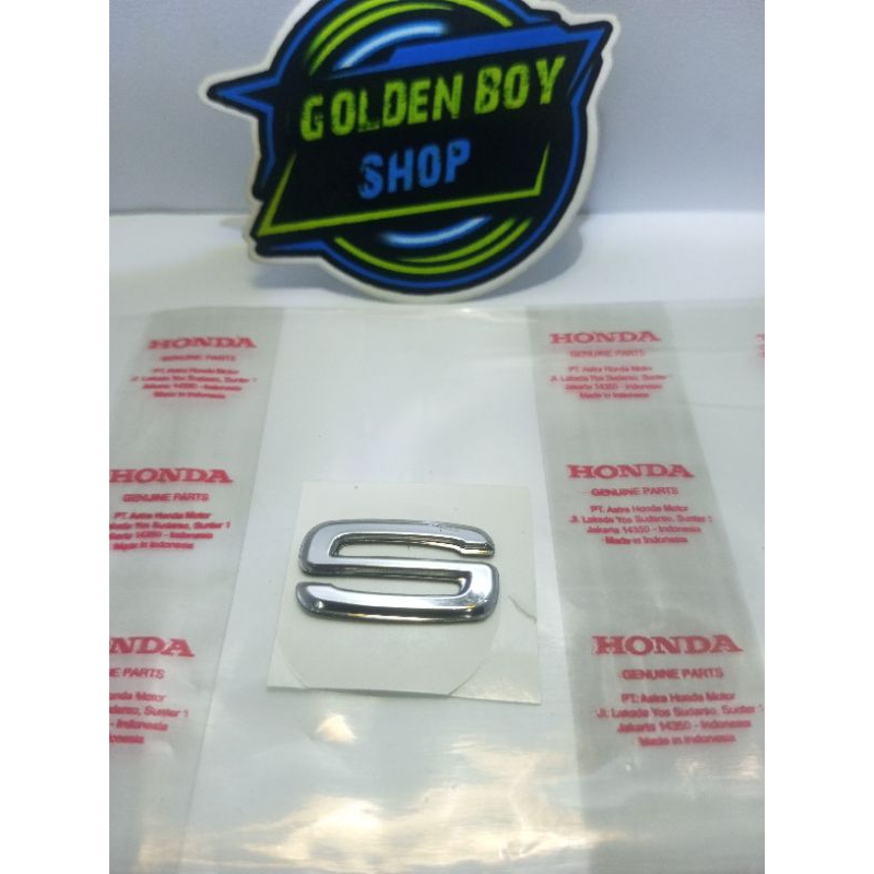 Honda 2021/2022 3D Logo Emblem Letter (S) SILVER Color Original Honda ...
