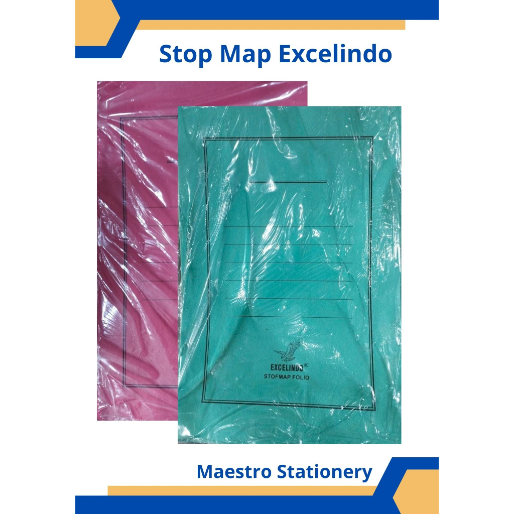 Stop Map Excelindo/StopMap Folio Size/Map File | Shopee Philippines