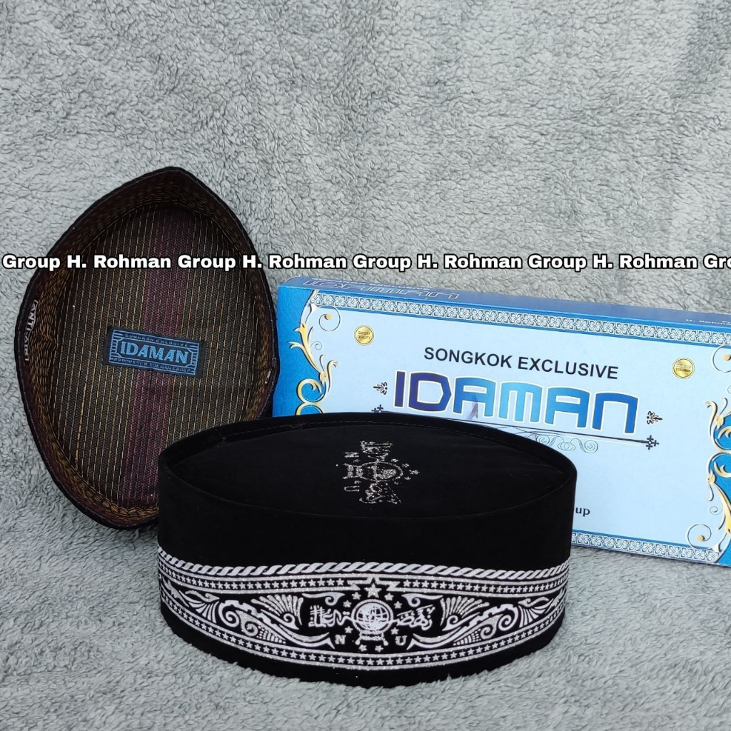 HITAM Exclusive Peci Songkok Kopiah Batik Motif NU Logo Children's and ...