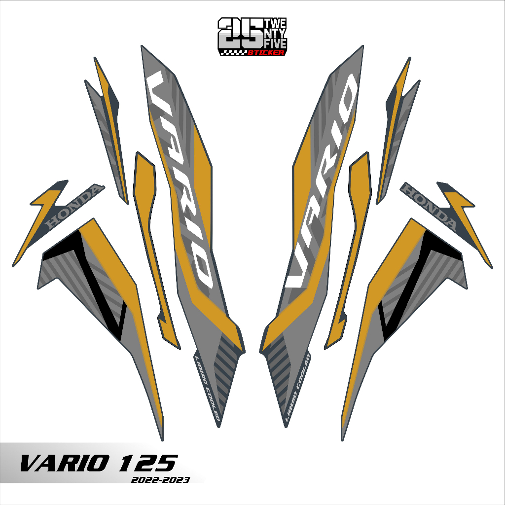 Striping VARIO 125 Years 2022-2023/variation 01/STICKER VARIO 125 ...