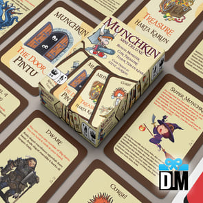 Munchkin Mini Deluxe Family Cards 1st Pack and 2nd Expansion Game Cards ...