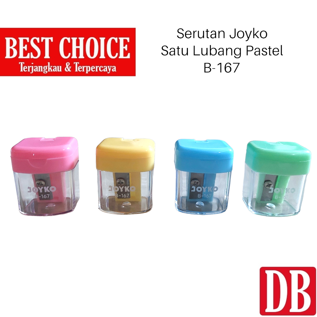 Joyko B-167 Pastel One Hole Sharperner / Sharpener / Pencil (1 pcs ...