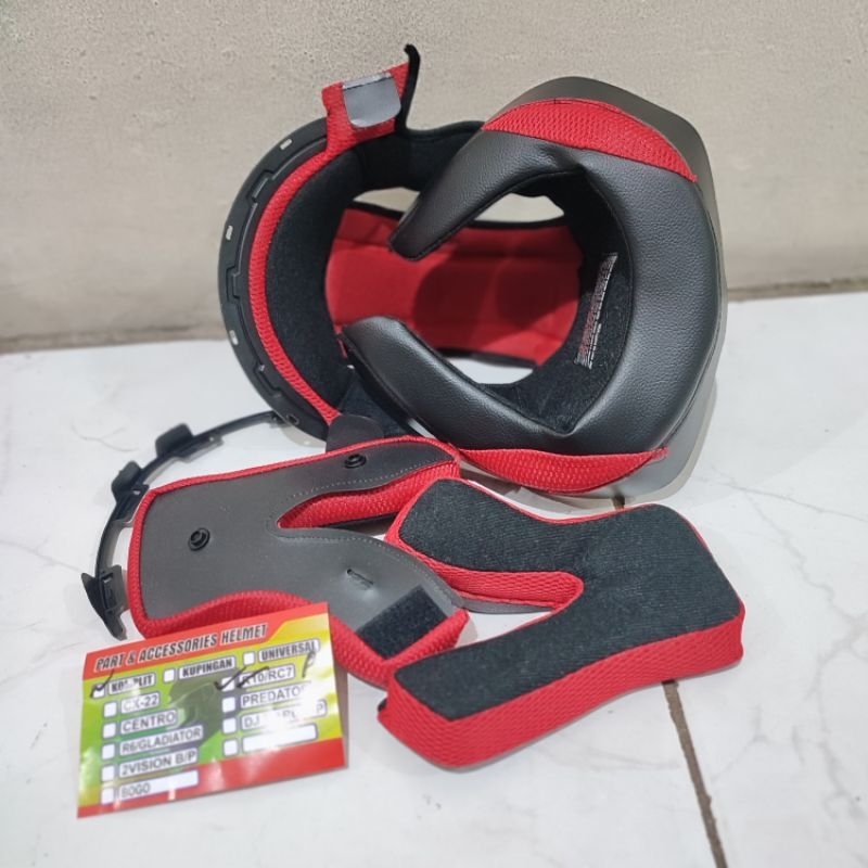 KYT RC7 RC7 full face Helmet Foam Fullset Plastic Clip Buttons | Shopee ...