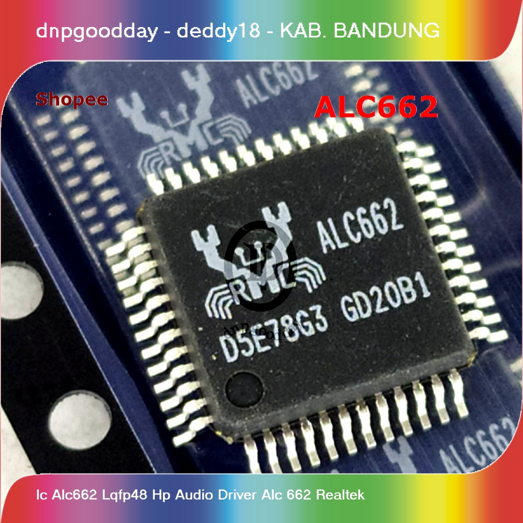 alc662 hp Ic lqfp48 audio driver alc 662 realtek pxb11 | Shopee Philippines