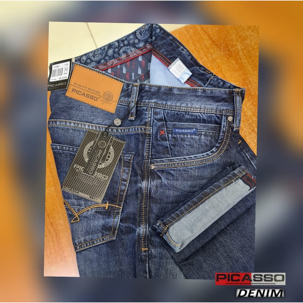 Original Picasso Men's Jeans Original Picasso Men's Slimfit Straight ...