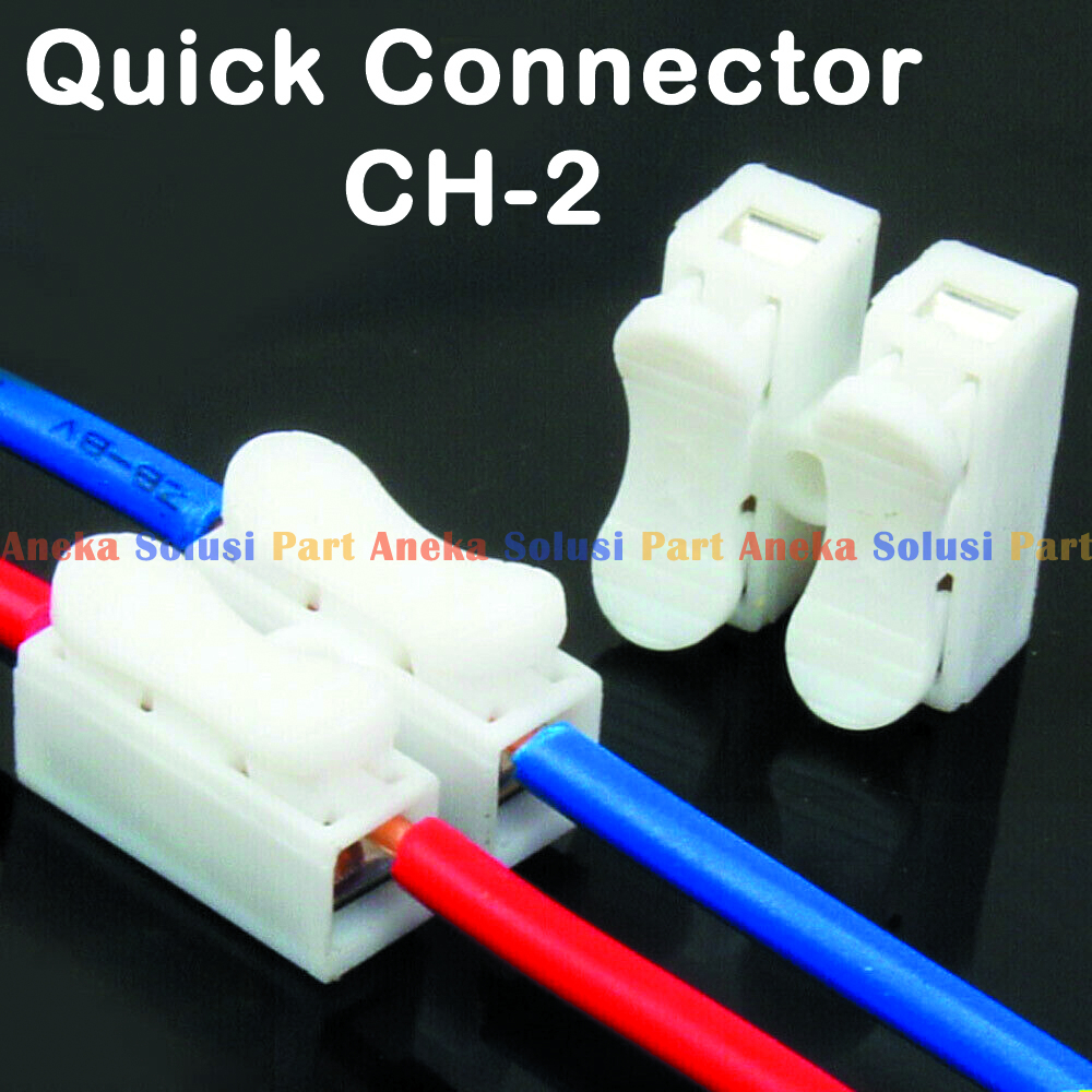 Quick Connect 2 Wire Connector CH-2 Electrical Cable Connection ...
