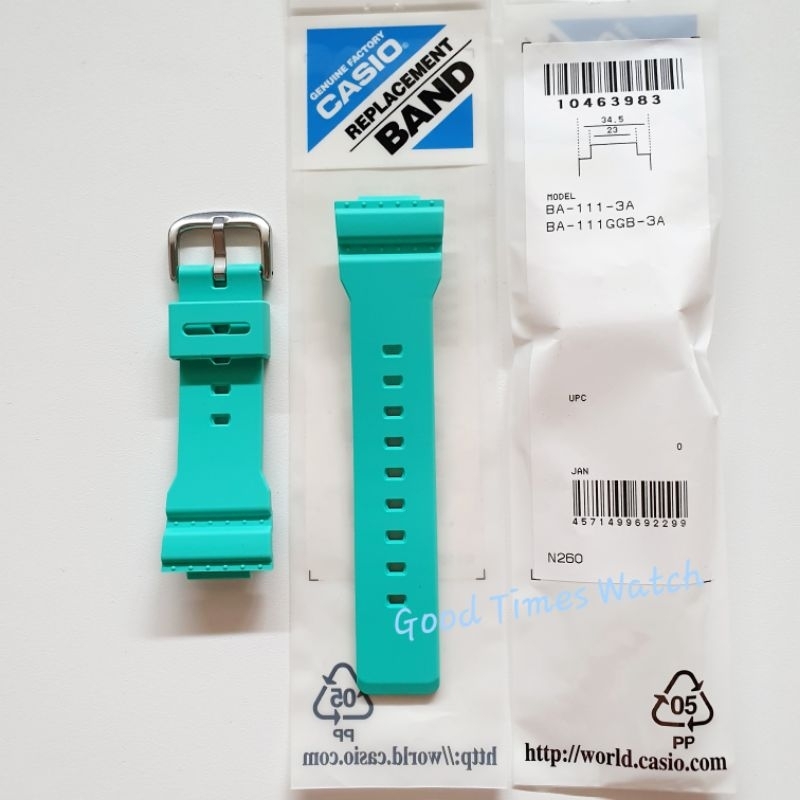 Strap BABY-G BA-111-3A BA 111 CASIO ORIGINAL | Shopee Philippines