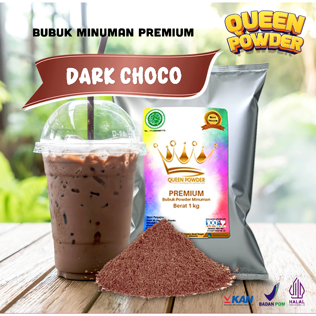 Premium Dark Choco Drink Powder Original Concentrated Delicious Taste ...