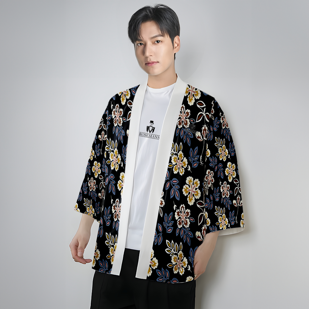 Blending Culture And Coloring: Kimono Haori Men Women Batik Various ...