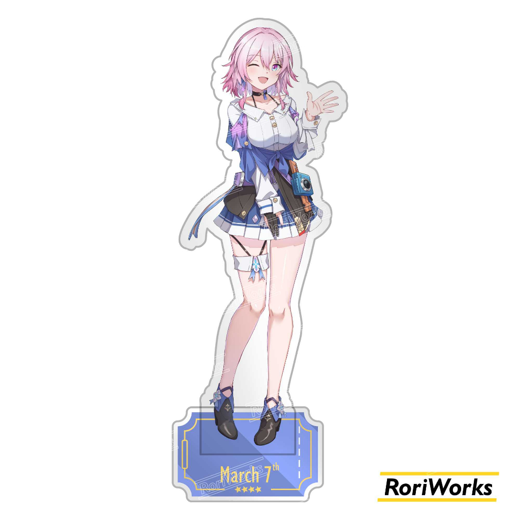 Acrylic Standee Anime Figure - March 7th / Mitsuki | Honkai Star Rail ...