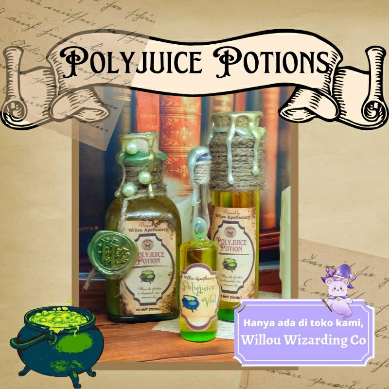 Harry Potter Magic Potion Polyjuice Potion Vial Halloween Potterhead ...