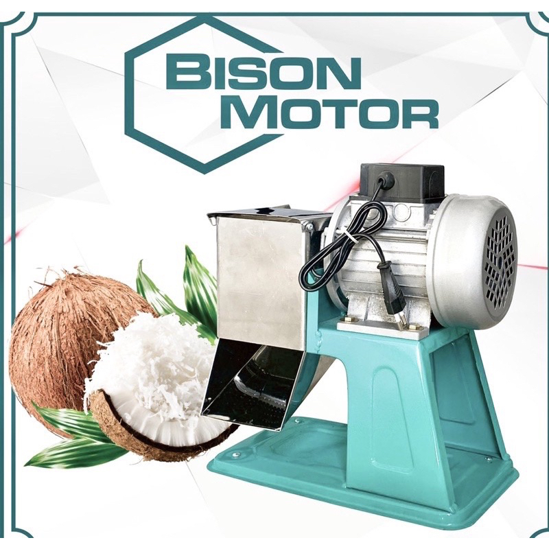 MESIN Cassava Coconut Grate Machine PLUS Electric BISON Funnel 200watt ...