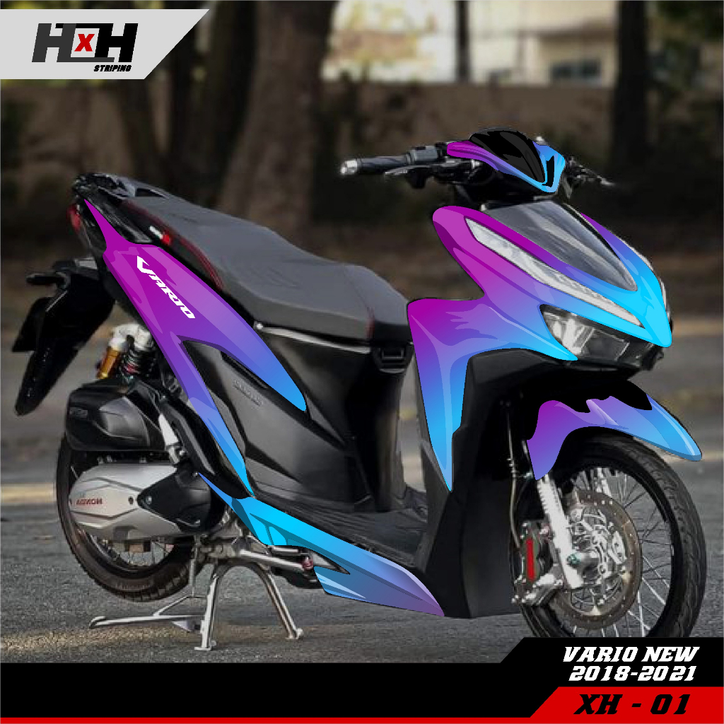 Decal Sticker Honda Click 1251 150 Led New Full body 2018-2021 XH-01 ...