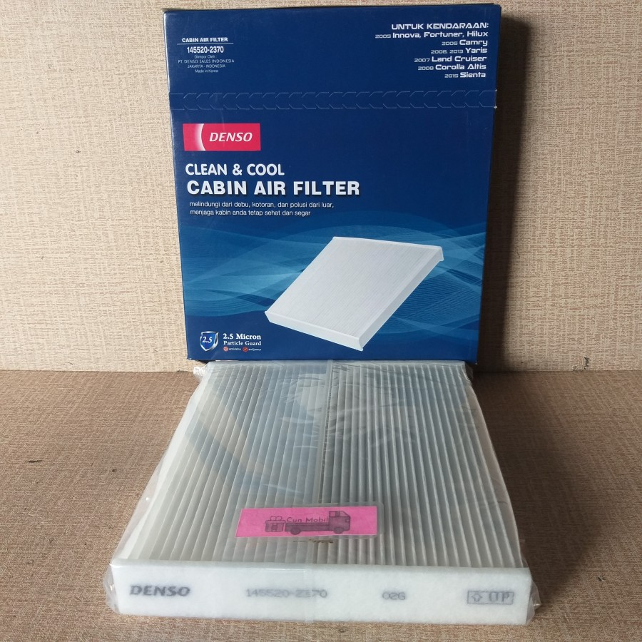 Denso cabin ac Filter 2370 Hilux, New Alphard, Vellfire, Camry, innova ...