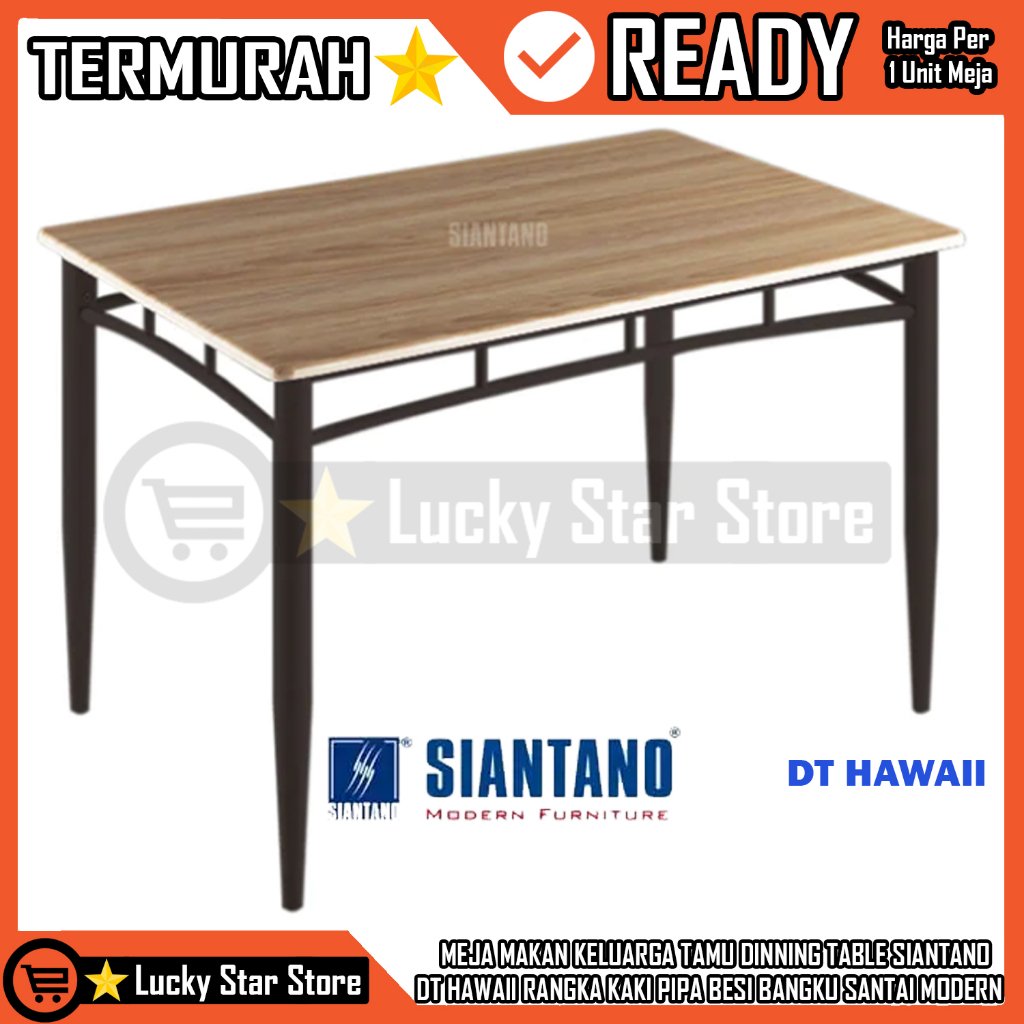[Instant] Modern Family Dining Table Made of Solid Wood Siantano ...