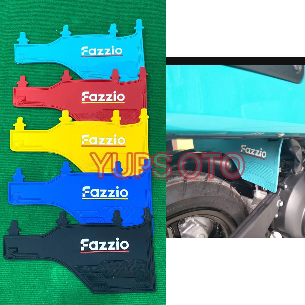 Mud FLAP FAZZIO Motorcycle Accessories YAMAHA FAZZIO Rubber Fenders ...