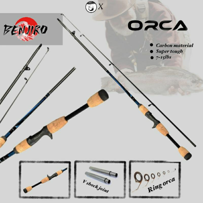 Benjiro orca Rod 180cm carbon | Shopee Philippines