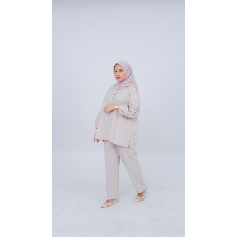 Freia - Linen Pants Luna | Shopee Philippines