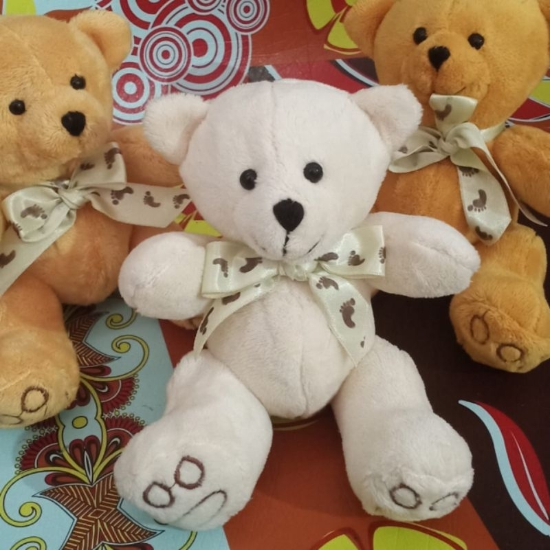 15cm Mini Bear Palm Doll Cute Viral Bouquet Bear | Shopee Philippines