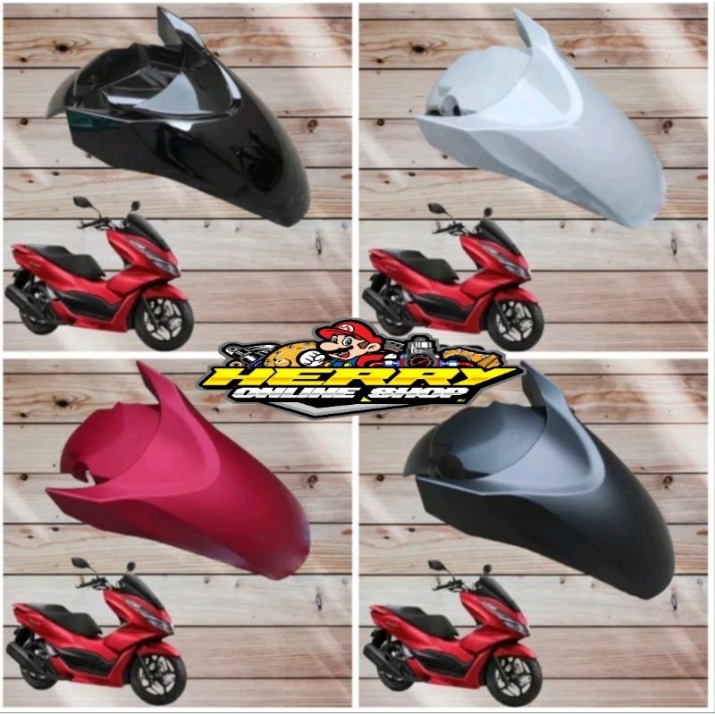PUTIH HITAM Front Fender Celebrities PCX 150 new K97 White Black ...