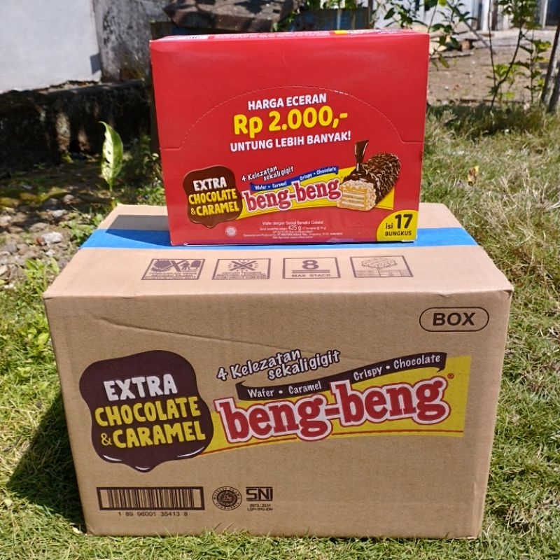 Beng-beng Regular - Beng-Beng Chocolate - 1 Cardboard/Carton Contains 8 ...
