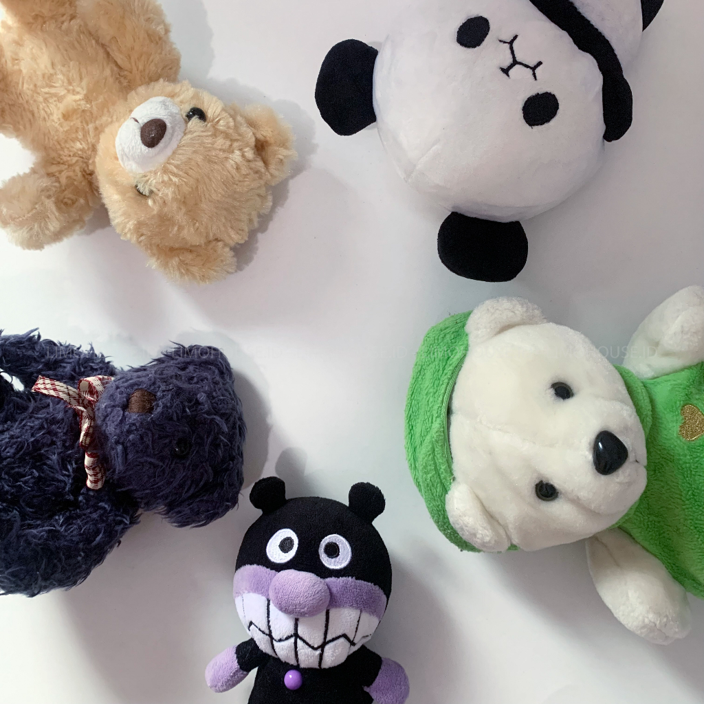 Original Baikinman Anpanman Panda Suntoys Mochi Panda Darby Teddy Bear ...