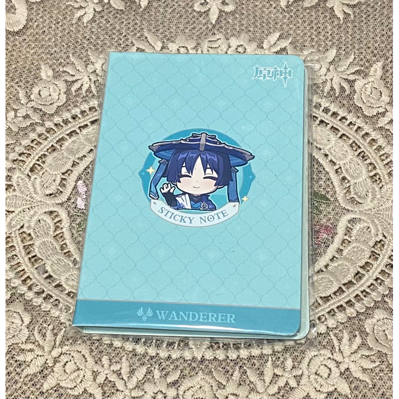 [ORI] Genshin Impact Memopad Sticky Notes Wanderer Scaramouche | Shopee ...