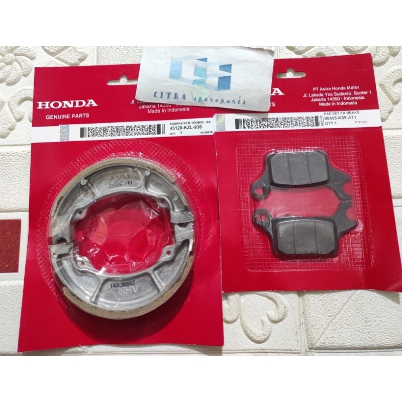 Front Rear Brake Pad Package Genio Vario 150 125 LED New Fi 2018 Dispad ...