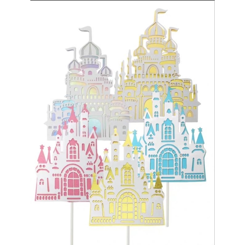 Palace cake topper/cake topper/cake pick/elsa topper/frozen/princess ...