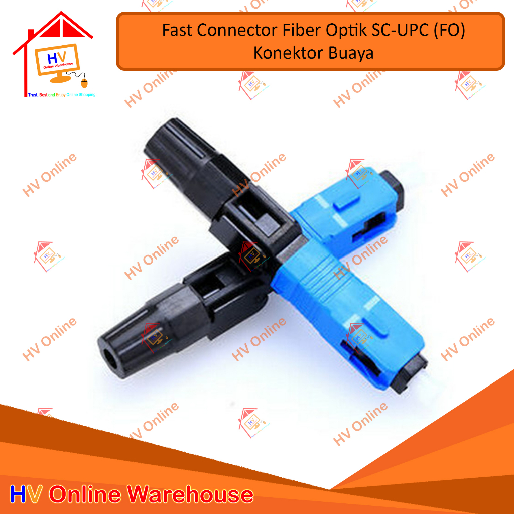 Fast Connector Fiber Optic SC-UPC (FO) Crocodile Connector | Shopee ...