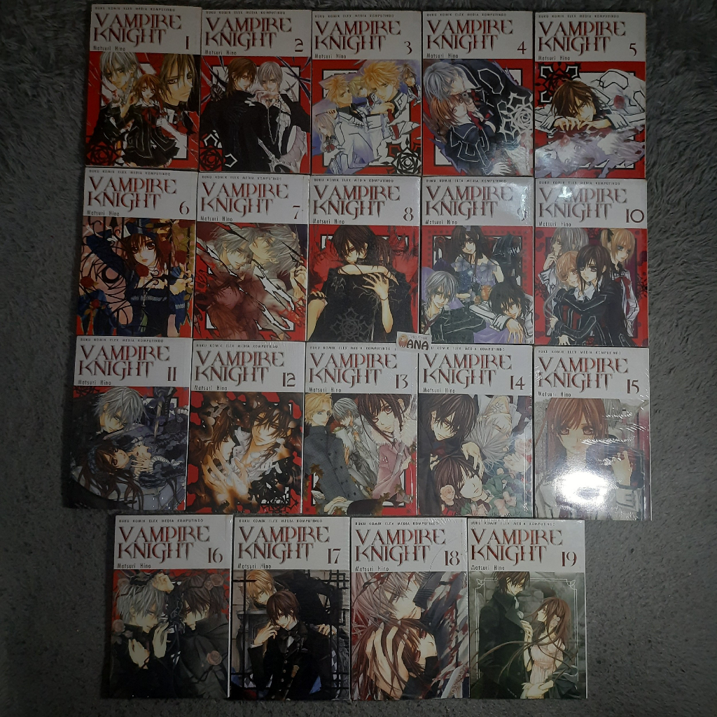Comic SET Vampire Knight 1-19 End (Matsuri Hino) | Shopee Philippines