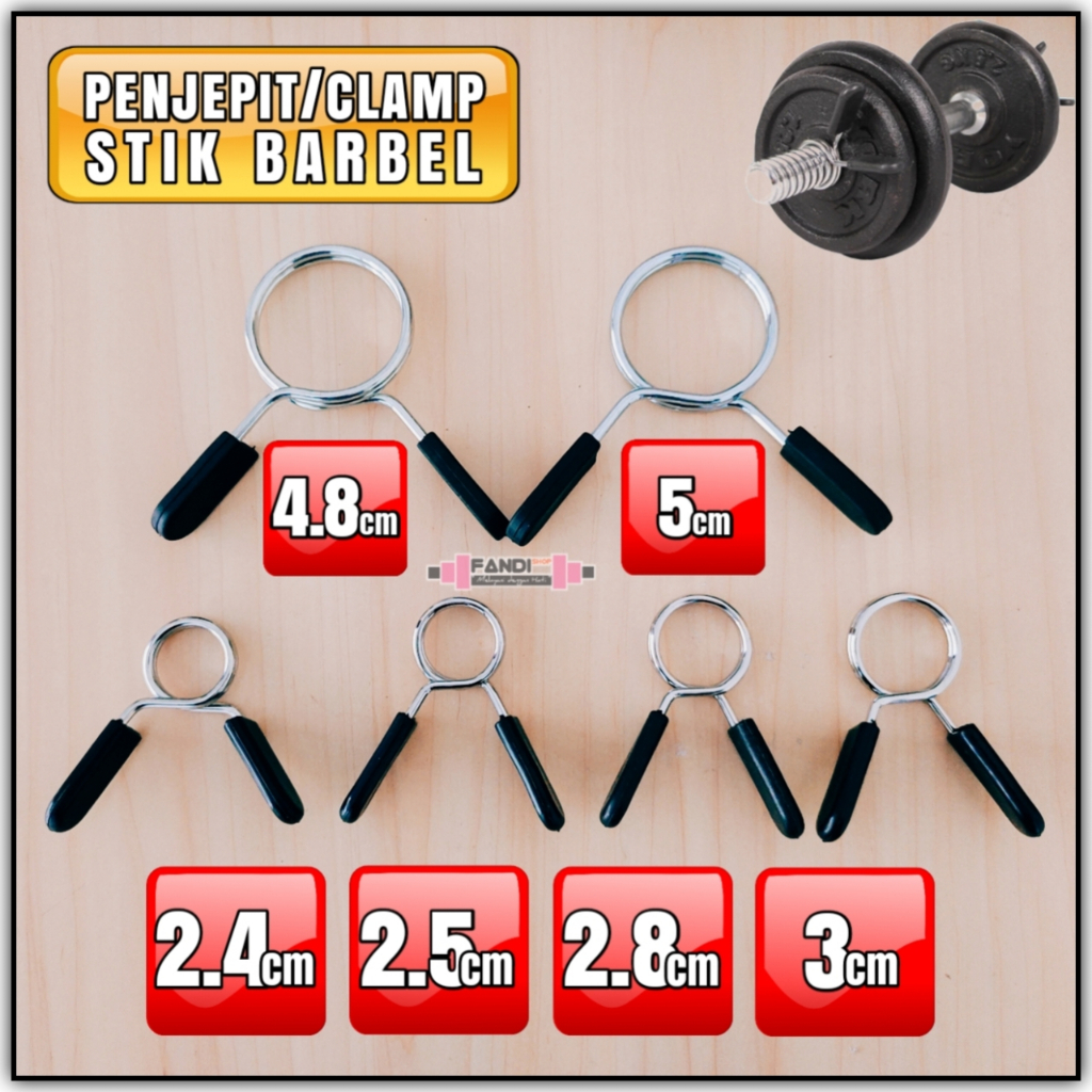 Barbell Stick Clamp/Barbell Clamp/Barbell Stick Lock | Shopee Philippines