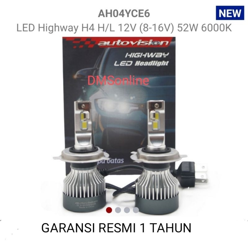 Led H4 H11 H1 H7 HB3 9005 HIR2 9012 52W Highway Autovision 1 Year ...